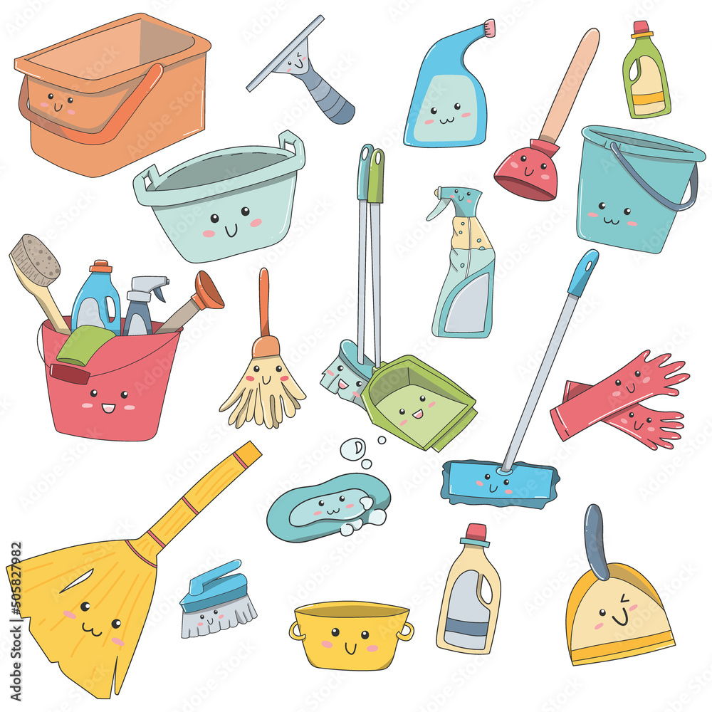 household objects cartoon