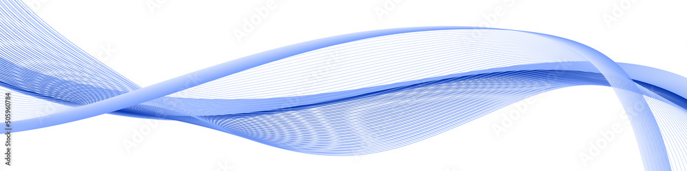 Blue teal wave swirl swoosh, flowing sea water, air wind veil ...