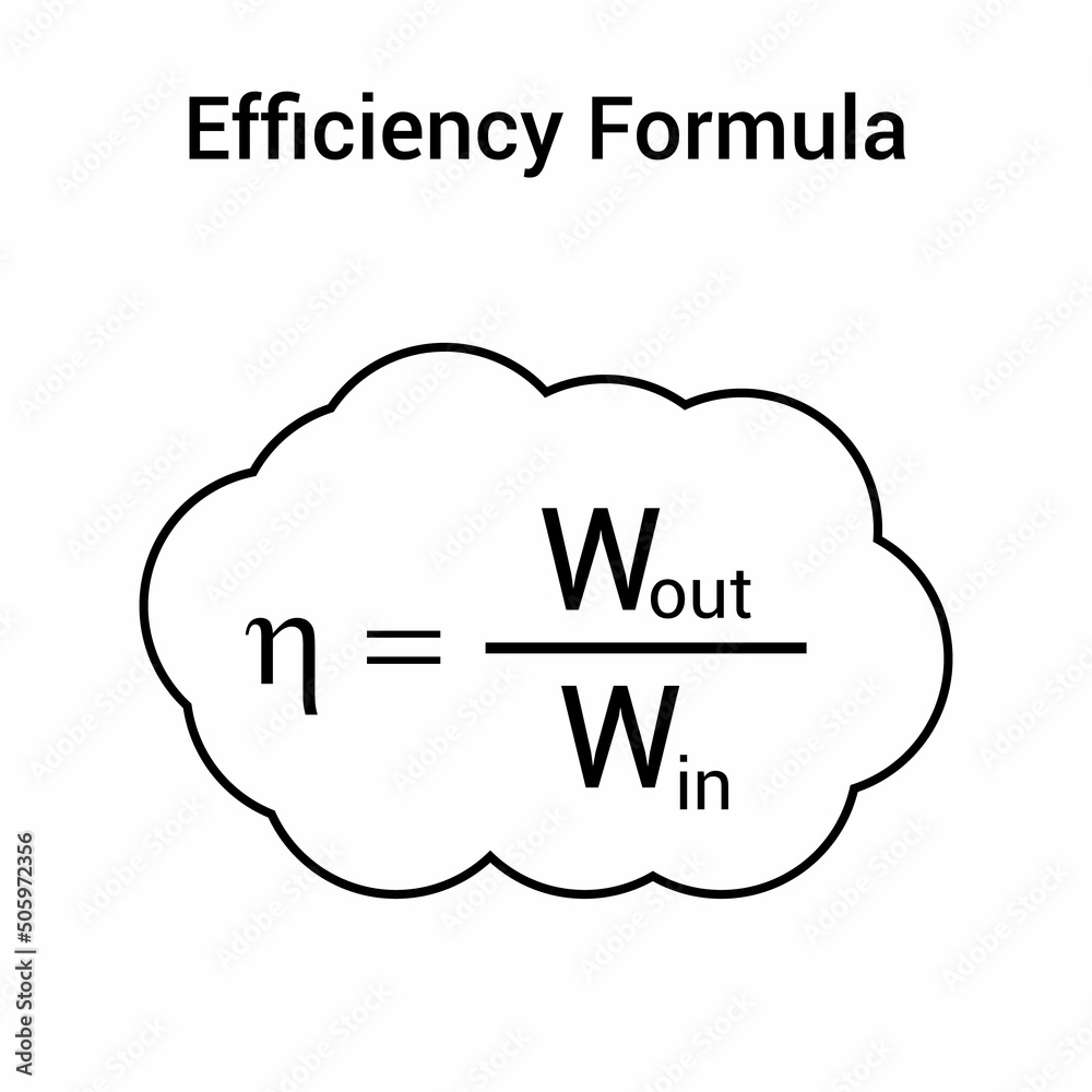 efficiency formula electrical