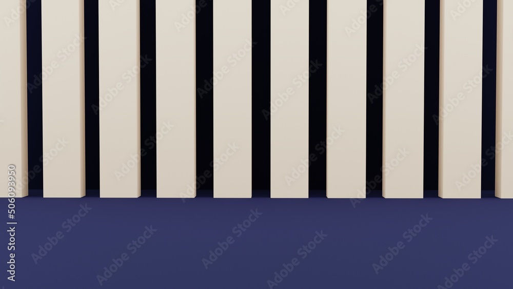 Background 3d brown rendering with podium and minimal cream studio ...