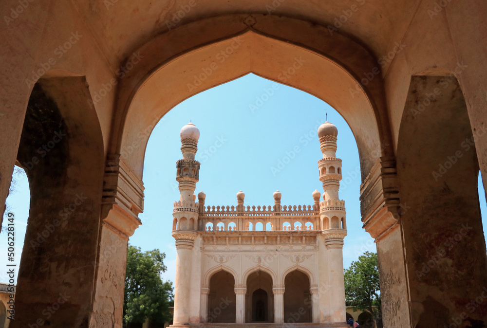 Indian Architecture View of Jama Masjid Inside the Gandikota Fort Stock ...