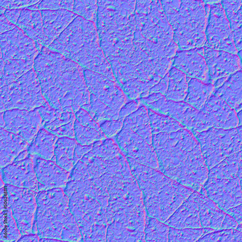 Seamless texture, roughness normal map, rock stone scratches. 3D ...