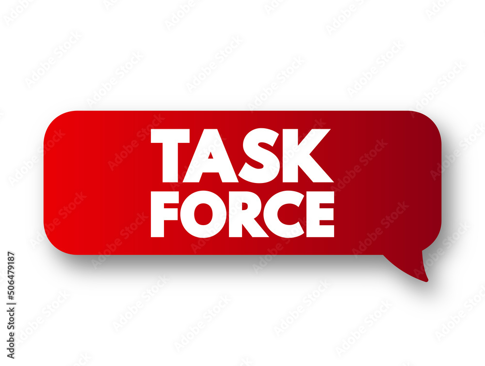 Task force - unit or formation established to work on a single defined ...
