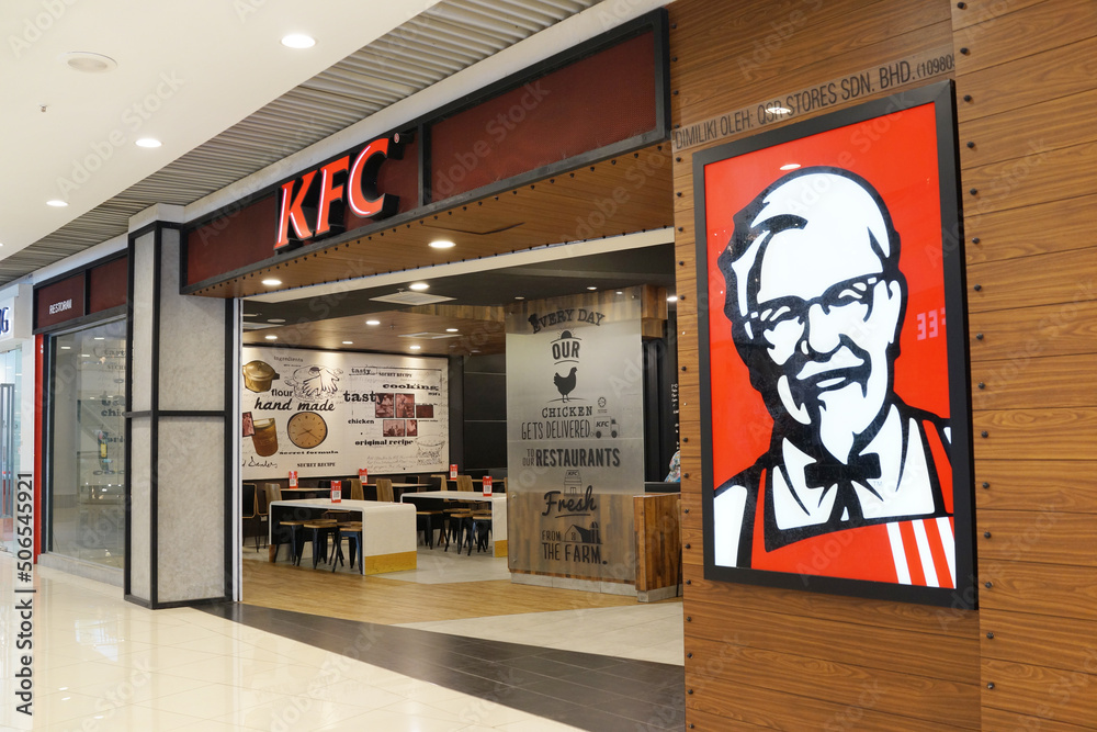PENANG, MALAYSIA - 20 MAY 2022: Kentucky Fried Chicken (KFC) Restaurant ...