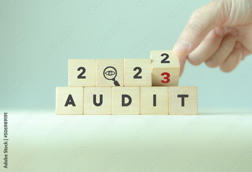 2023 annual audit business concept. Examination, evaluation financial ...