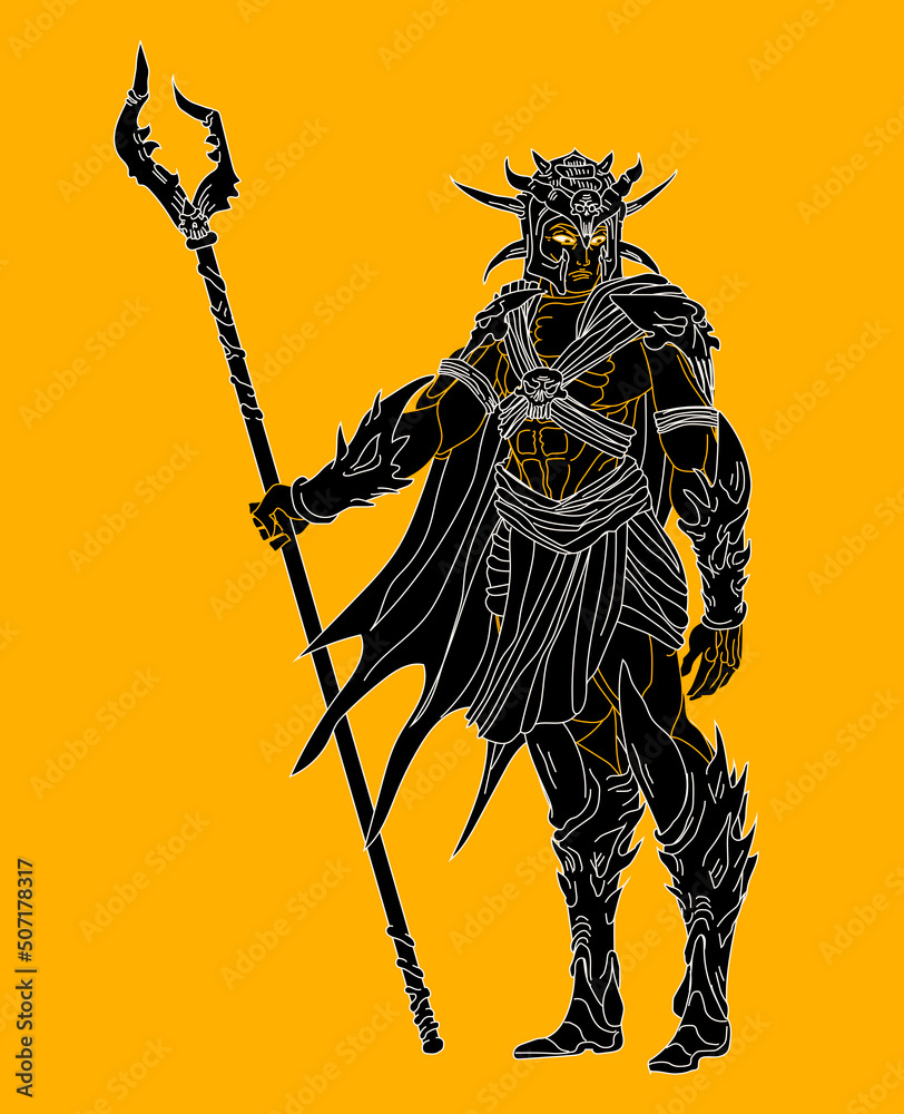 hades pluto underworld mythology god Stock Vector | Adobe Stock