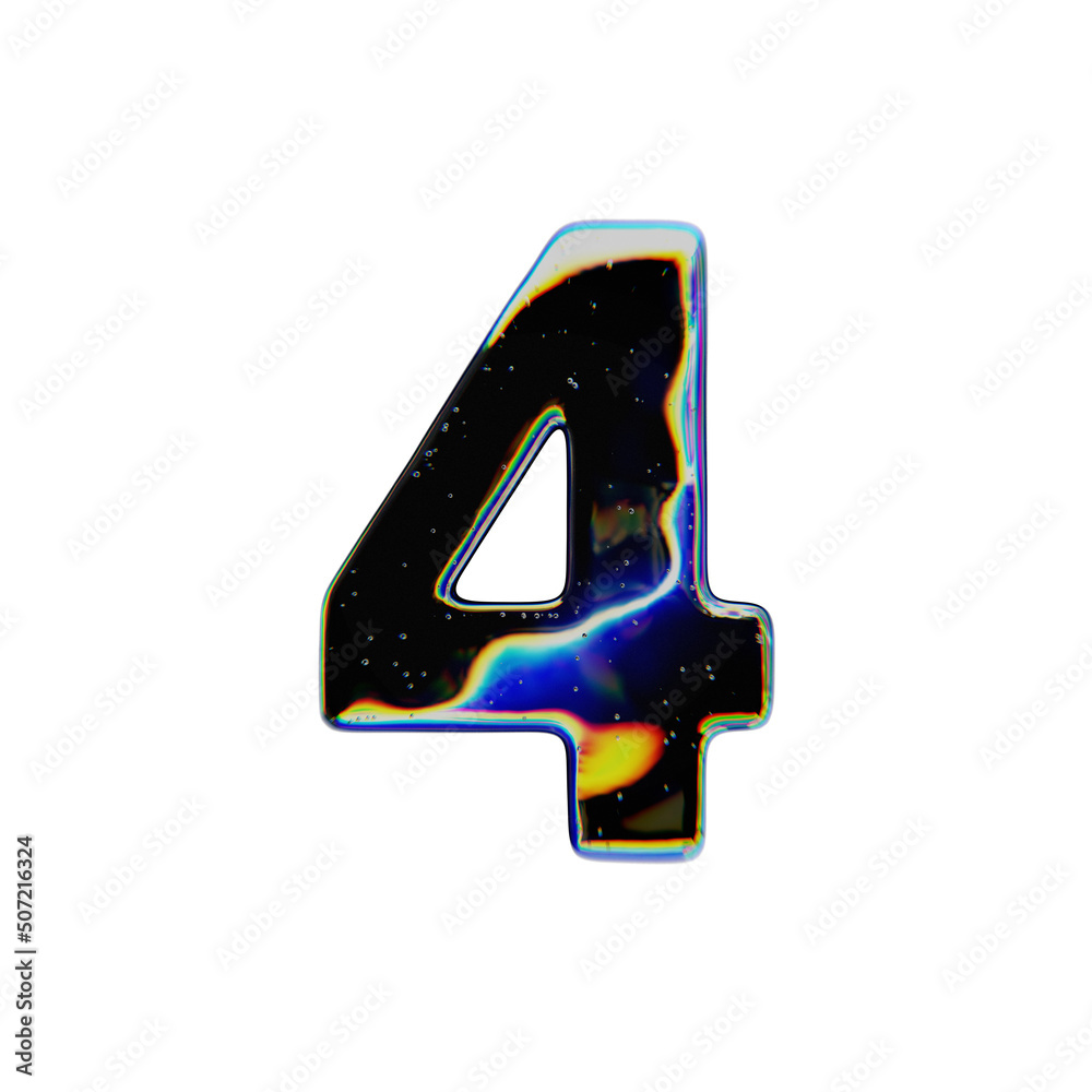 Glass dispersion caustics font, text, alphabet, letter, chromatic ...