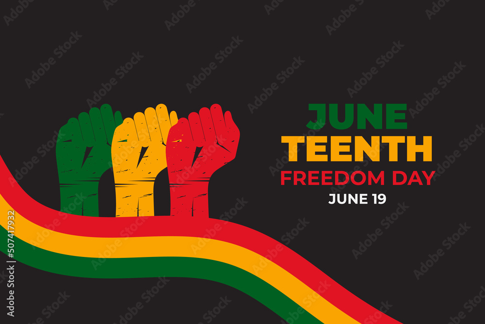 Juneteenth African-American Freedom Independence Day. Freedom or ...