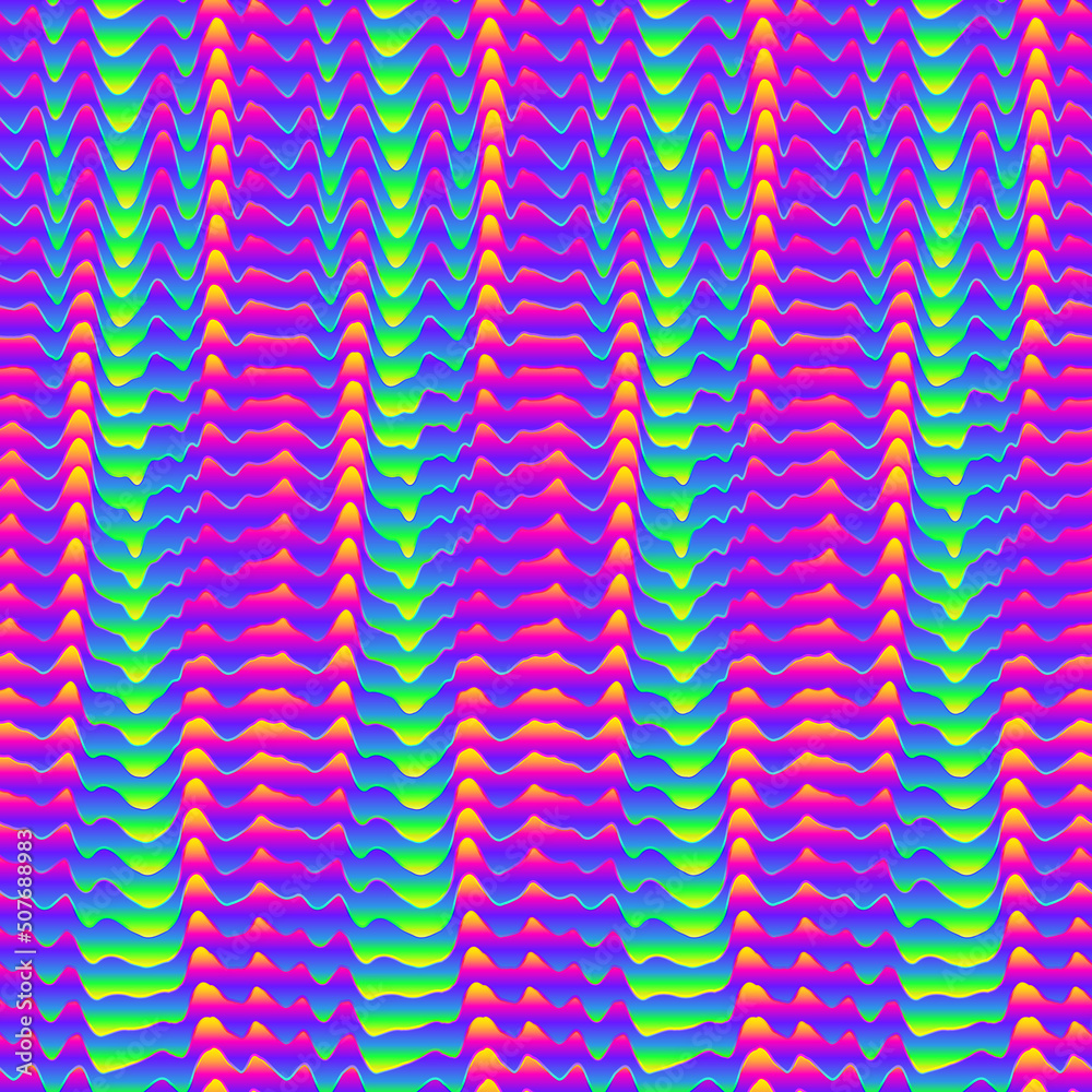 Abstract warp lines. Seamless texture Stock Vector | Adobe Stock
