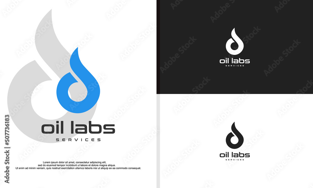 Design logo templates for your business, Modern and creative, Oil lab ...
