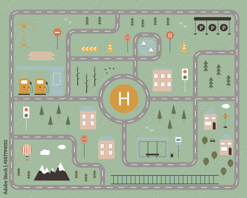 Simple Road Map For Kids