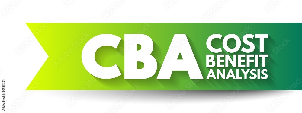 CBA Cost-benefit Analysis - systematic approach to estimating the strengths and weaknesses of ...