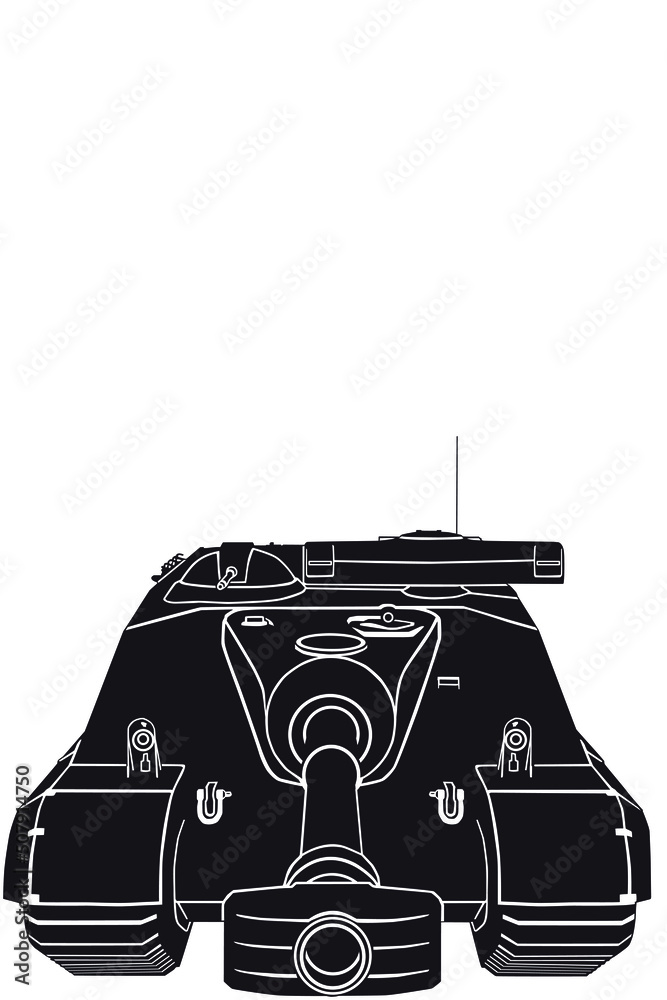 The AMX-50 Foch is a French experimental self-propelled artillery ...