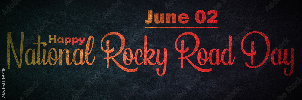 Happy National Rocky Road Day , June month holidays. Calendar on ...