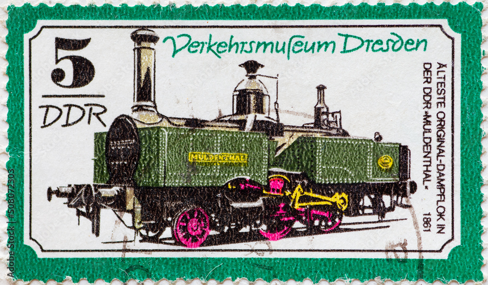 Foto de Stock GERMANY, DDR - CIRCA 1977: a postage stamp from GERMANY ...