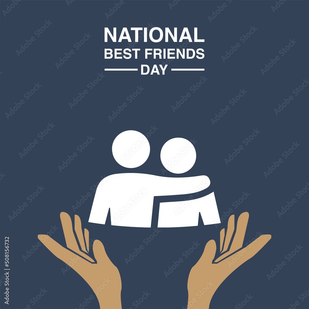 Friends Icon Vector. National Best Friends Day, perfect for social ...
