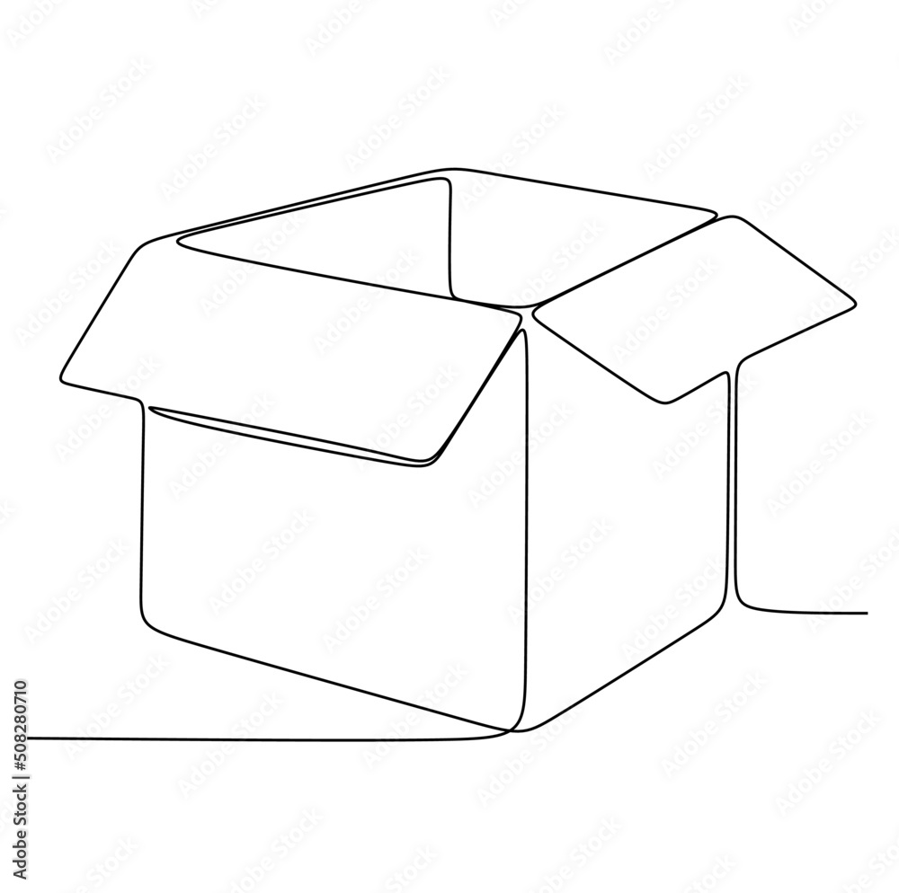 White Box Black Outline