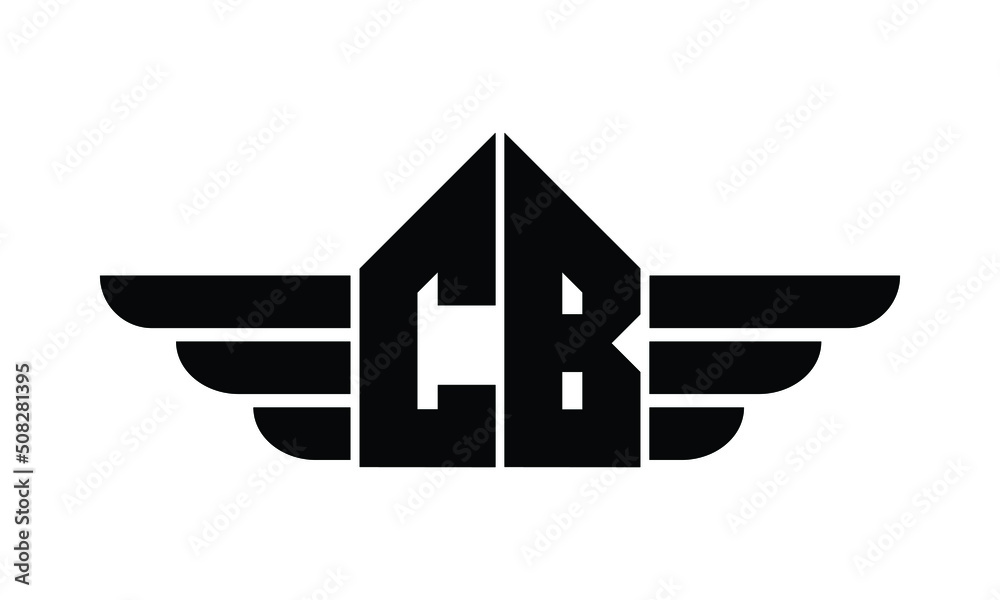 CB logo design vector template house, real estate, corporate ...