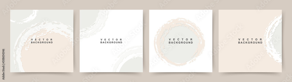 Abstract neutral background with geometric textures in pastel colors ...