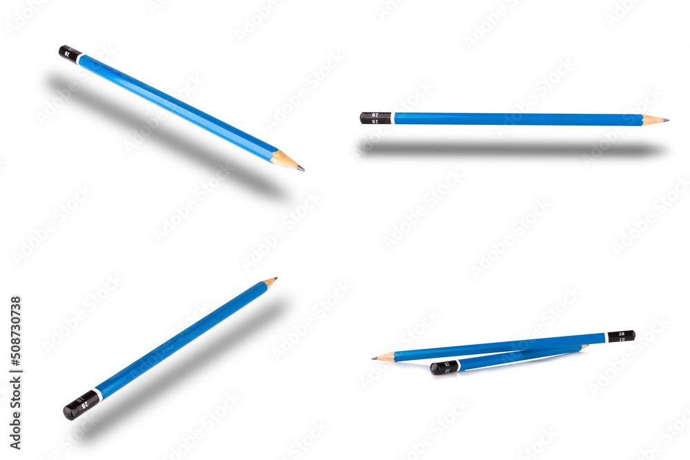 pencil 2B isolated on white background Stock Photo | Adobe Stock