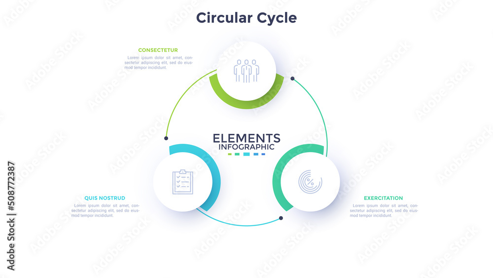 Modern Infographic Vector Futuristic Template Stock Vector | Adobe Stock