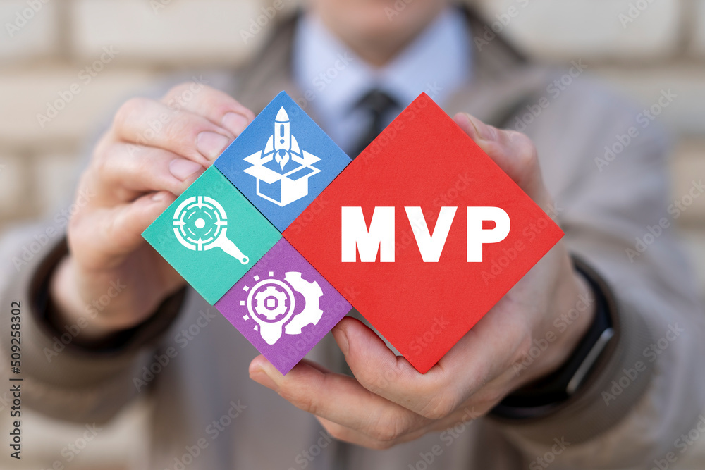 MVP Minimum Viable Product. Concept of life cycle of product ...