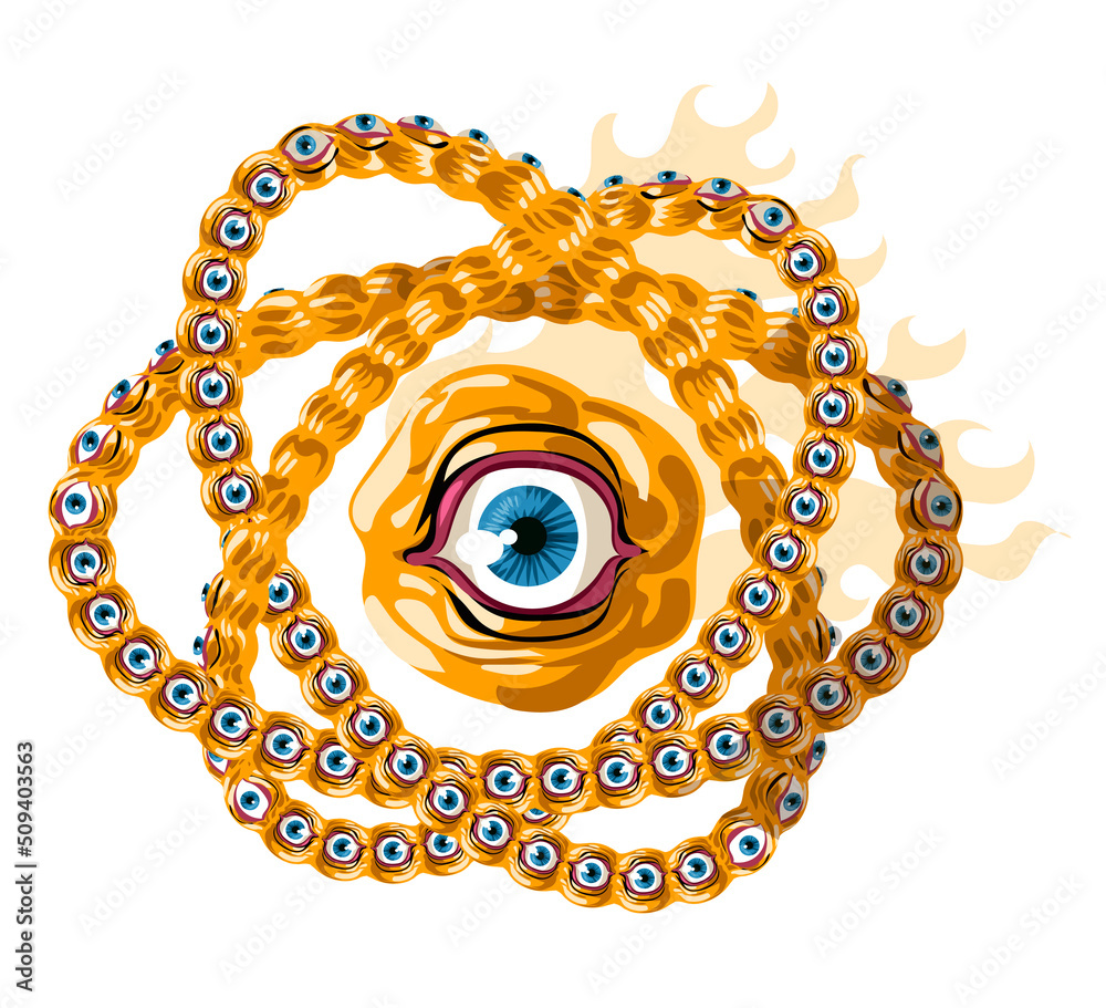 Vector de Stock ophannin wheel of eyes Ezekiel's bible vision of angels ...