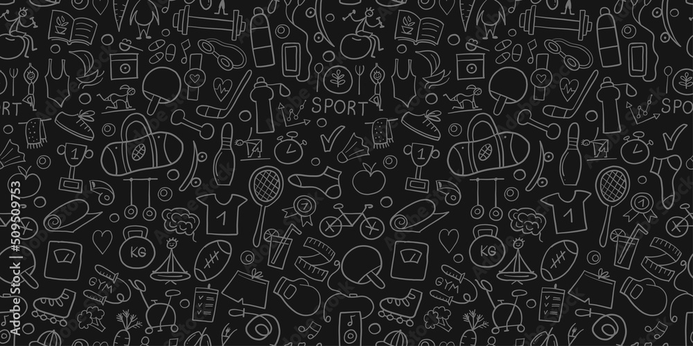 Healthy Lifestyle Background. Sport and activity. Fintess design ...
