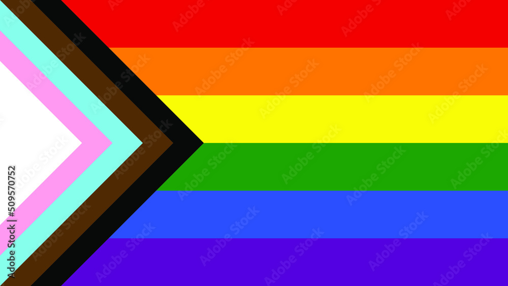 Inclusive Pride Flag - Queer LGBTQIA+ - BIPOC, Trans, Gay, Lesbian ...