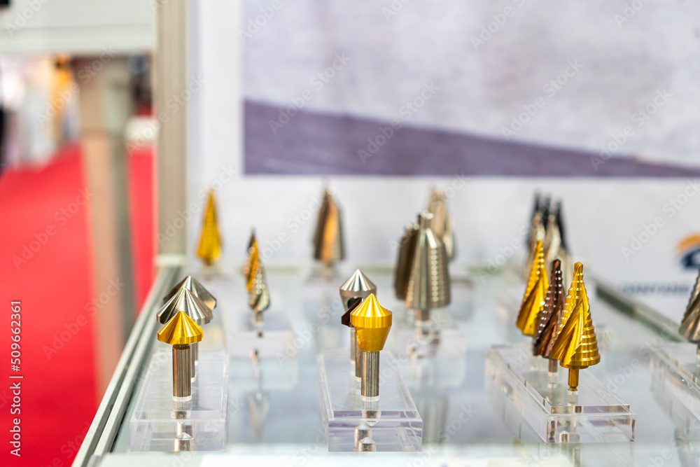 hss cone or conical step drill bit for sheet metal hole drilling and ...