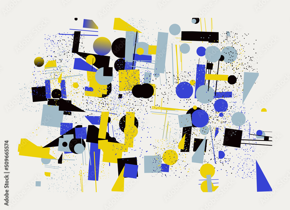 Scandi Art Made With Scandinavian Inspired Graphics Using Abstract ...