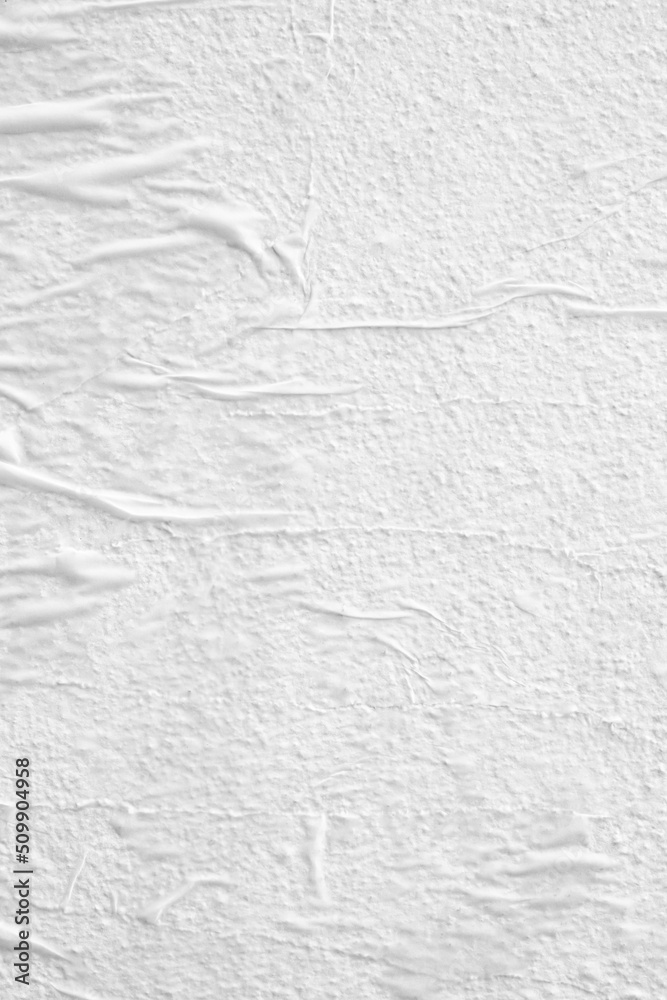 Blank white crumpled creased torn paper poster element background Stock ...