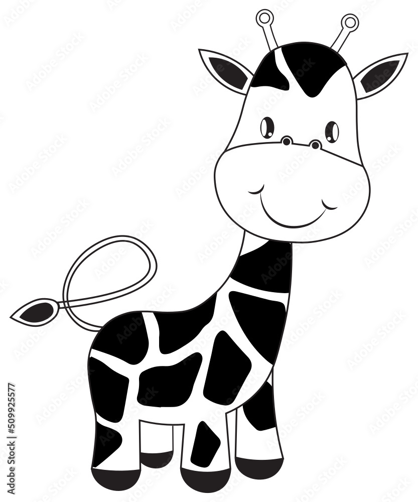 Giraffe SVG, Cute baby giraffe SVG, giraffe svg bundle, baby animals ...