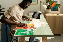 Young Man Drawn Watercolor Paint Free Stock Photo - Public Domain Pictures