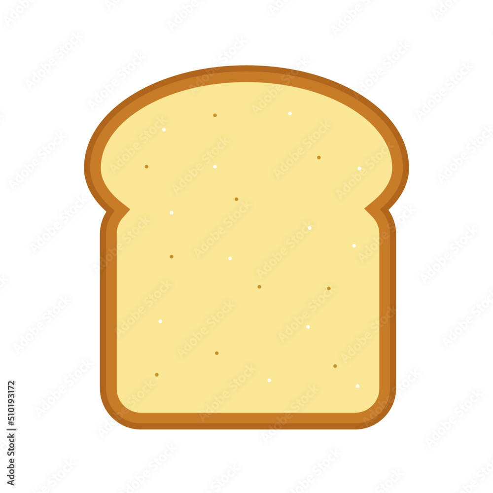 bread slice vector illustration logo icon Stock Vector | Adobe Stock