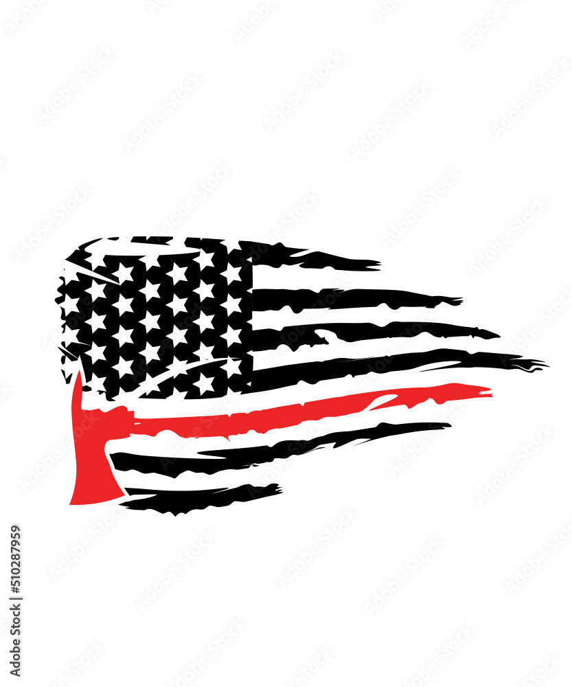 firefighter svg, firefighter flag svg, fireman svg, fire department svg ...