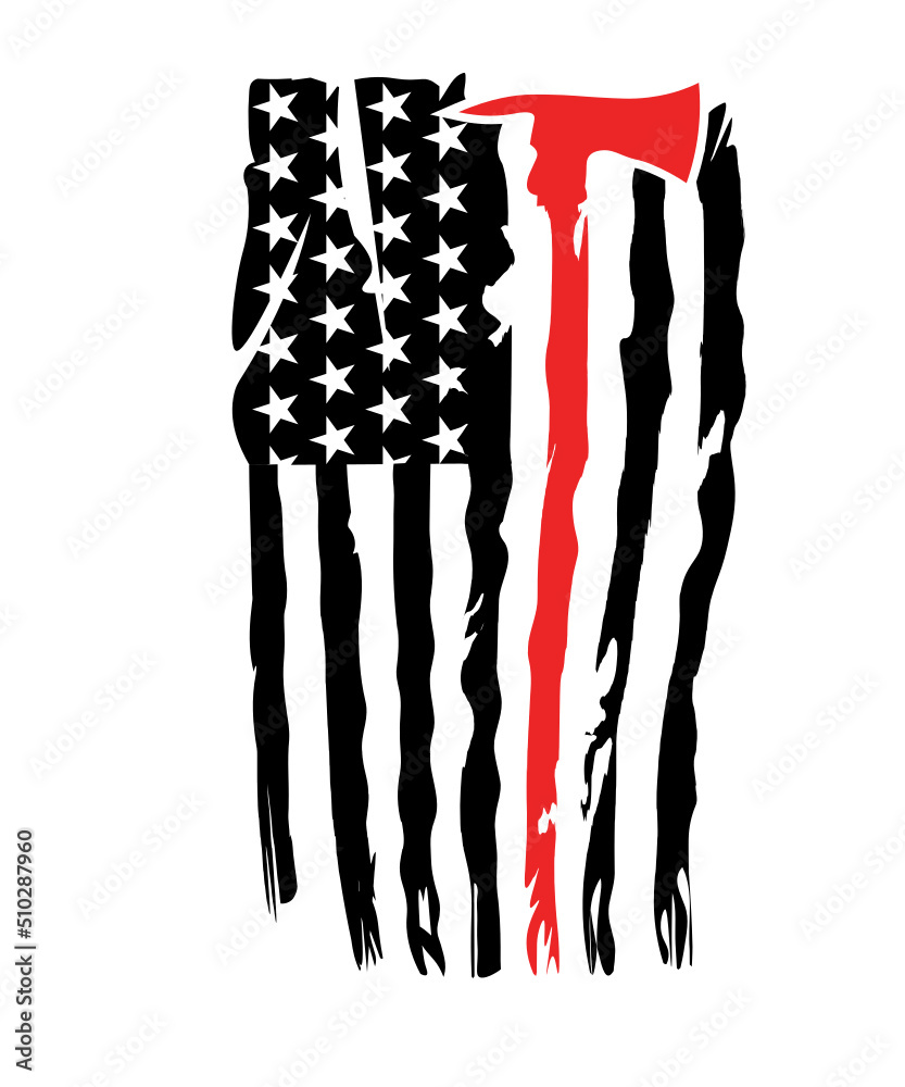 firefighter svg, firefighter flag svg, fireman svg, fire department svg ...