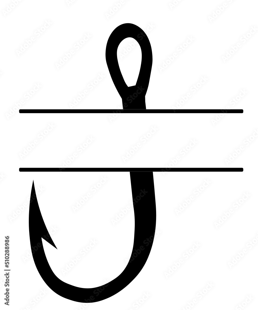 Стоковое векторное изображение «fishing hunting monogram svg, deer ...