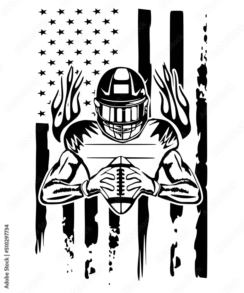 football flag svg png, football american usa flag svg png bundle ...