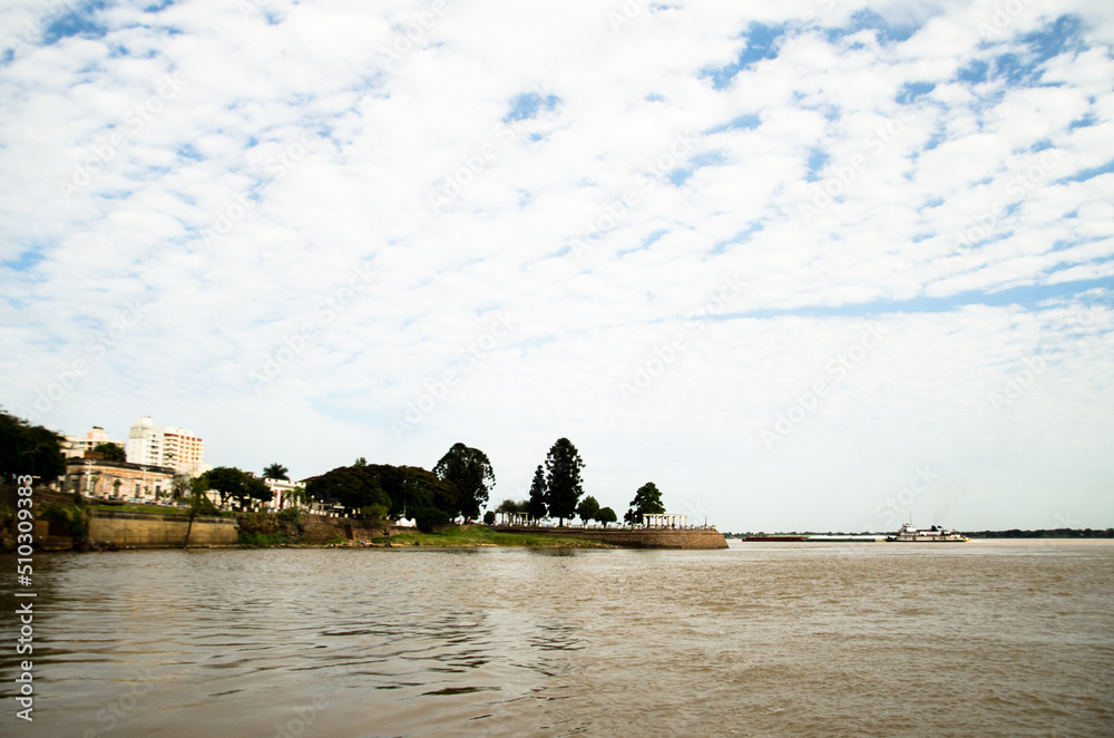 Foto de Stock Punta San Sebastian, Corrientes, Costanera Corrientes ...