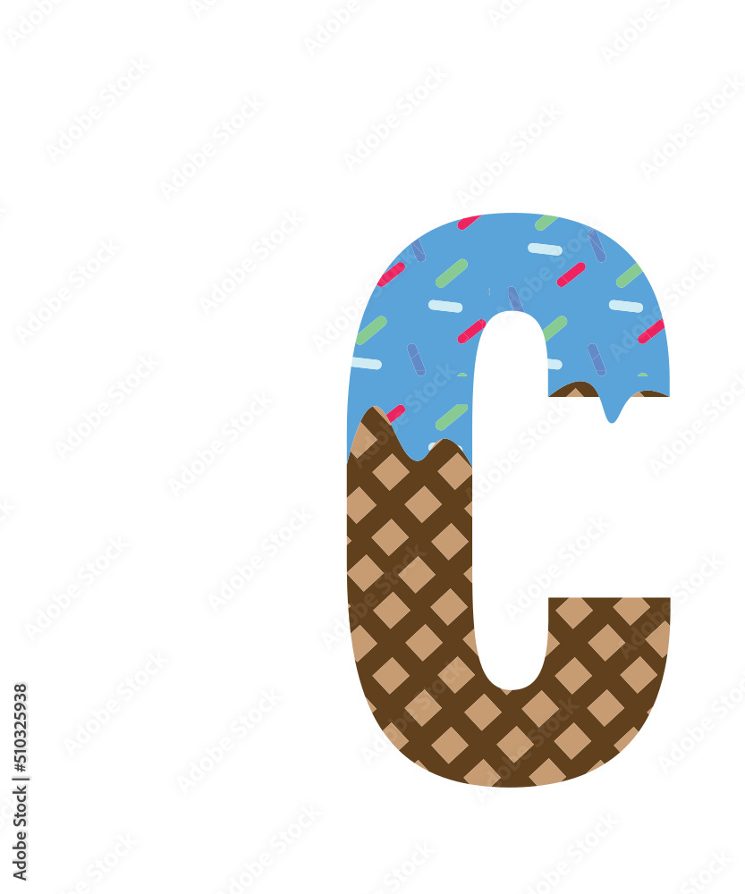 ice cream alphabet svg, summer alphabet letters font ice cream svg, Ice ...