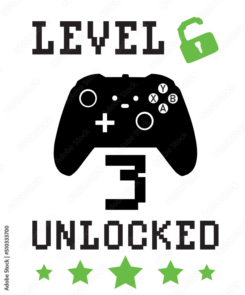 gamer svg, Video Game Birthday svg, video game svg, gaming svg, level ...