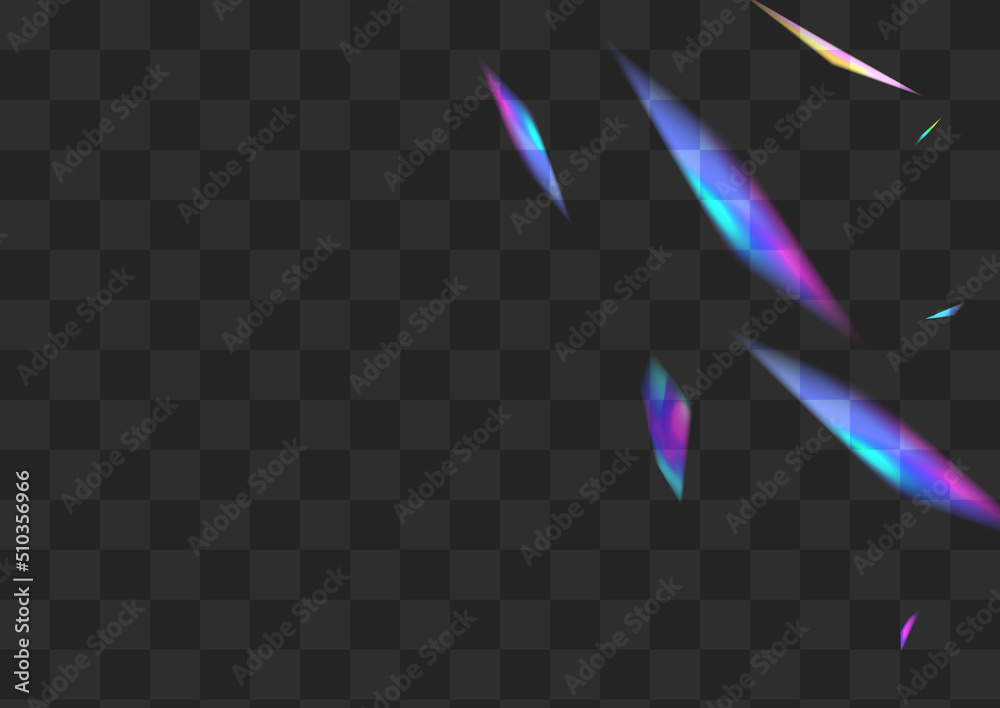 Holographic Glare Vector Transparent Background. Stock Vector | Adobe Stock