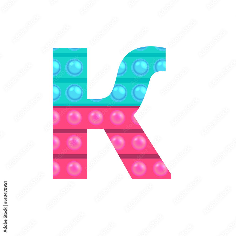 Ilustración de Stock alphabet letters and numbers pop it png, Pop It ...