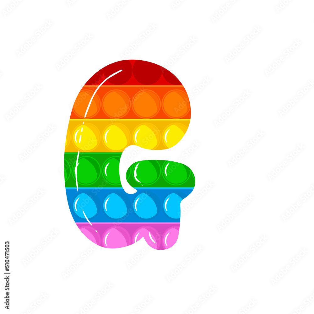 Illustration Stock alphabet letters and numbers pop it png, Pop It ...