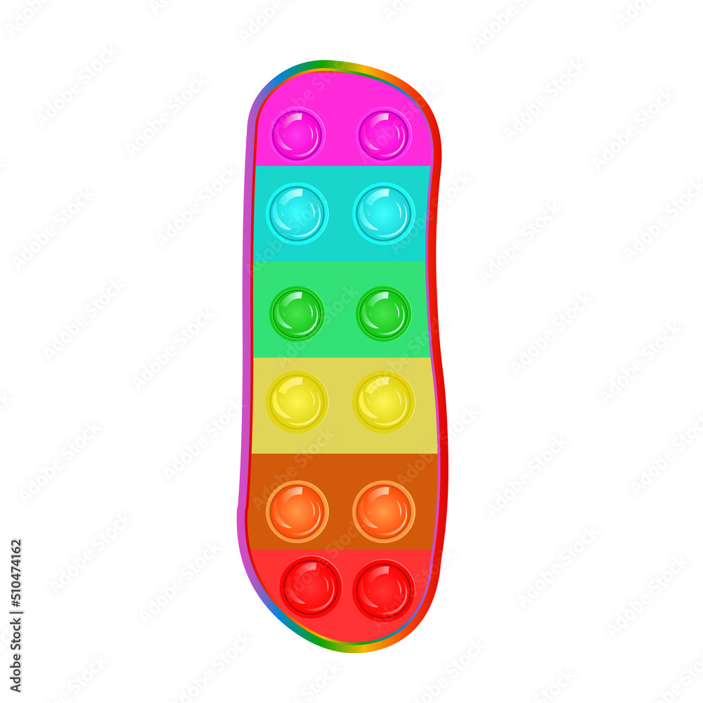 Illustration Stock alphabet letters and numbers pop it png, Pop It ...