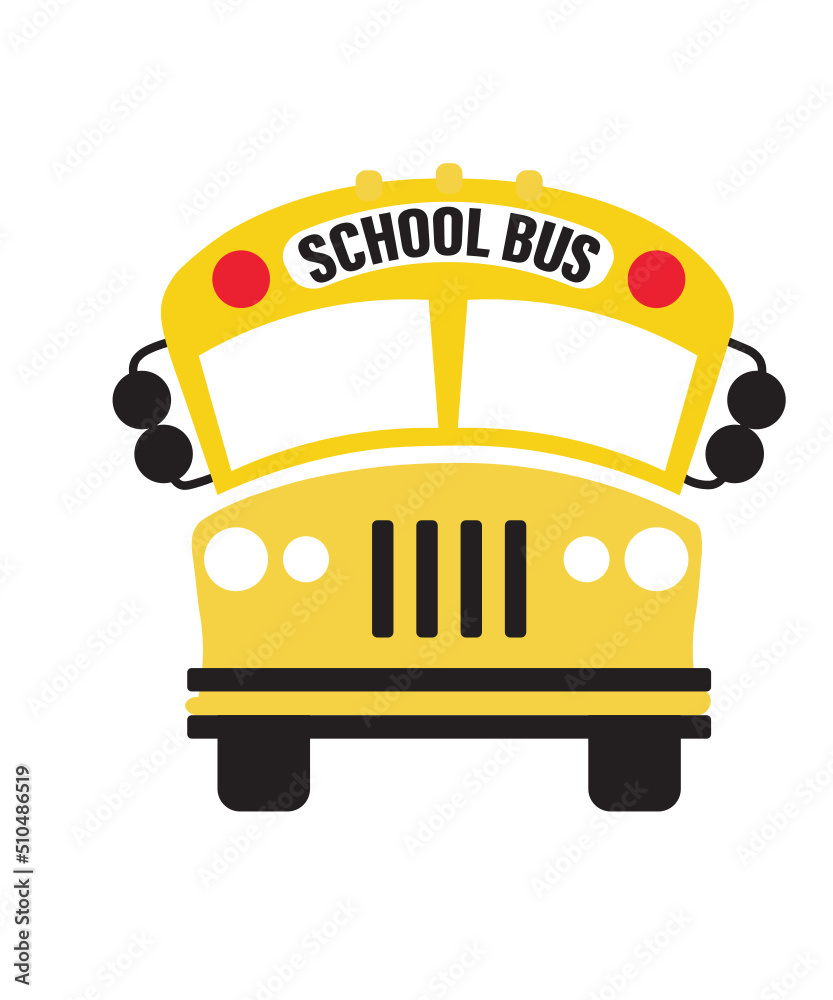 school bus svg, school svg, back to school svg, monogram svg, school ...