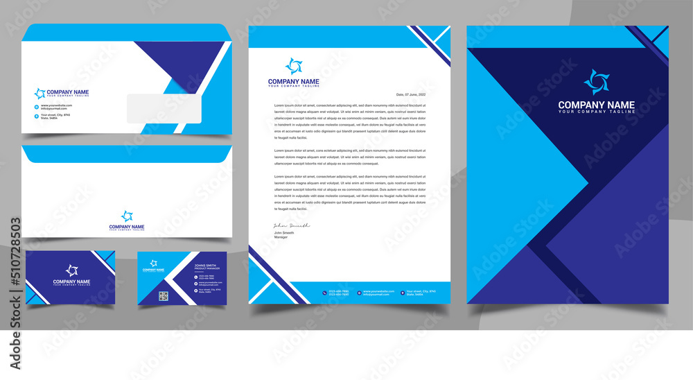 Corporate brand identity, stationary, letterhead, business card ...
