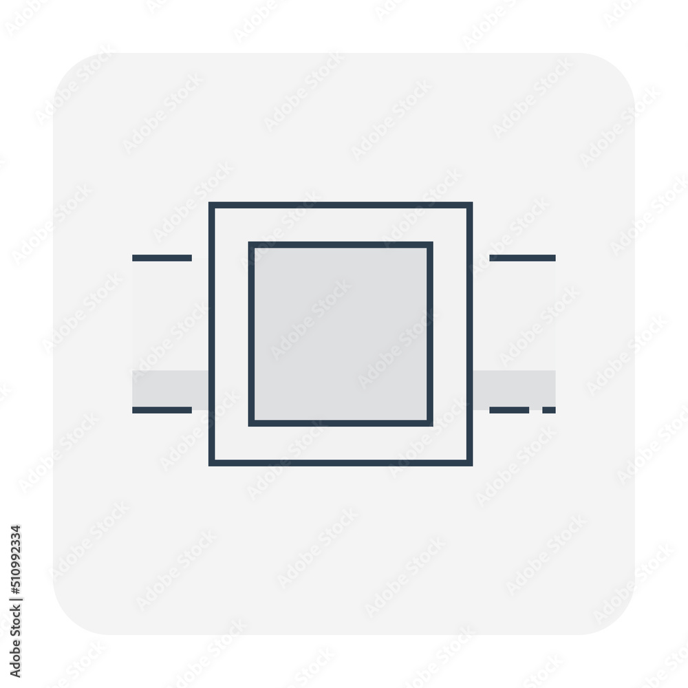 Precast concrete manhole product and sewer pipe vector icon for access ...