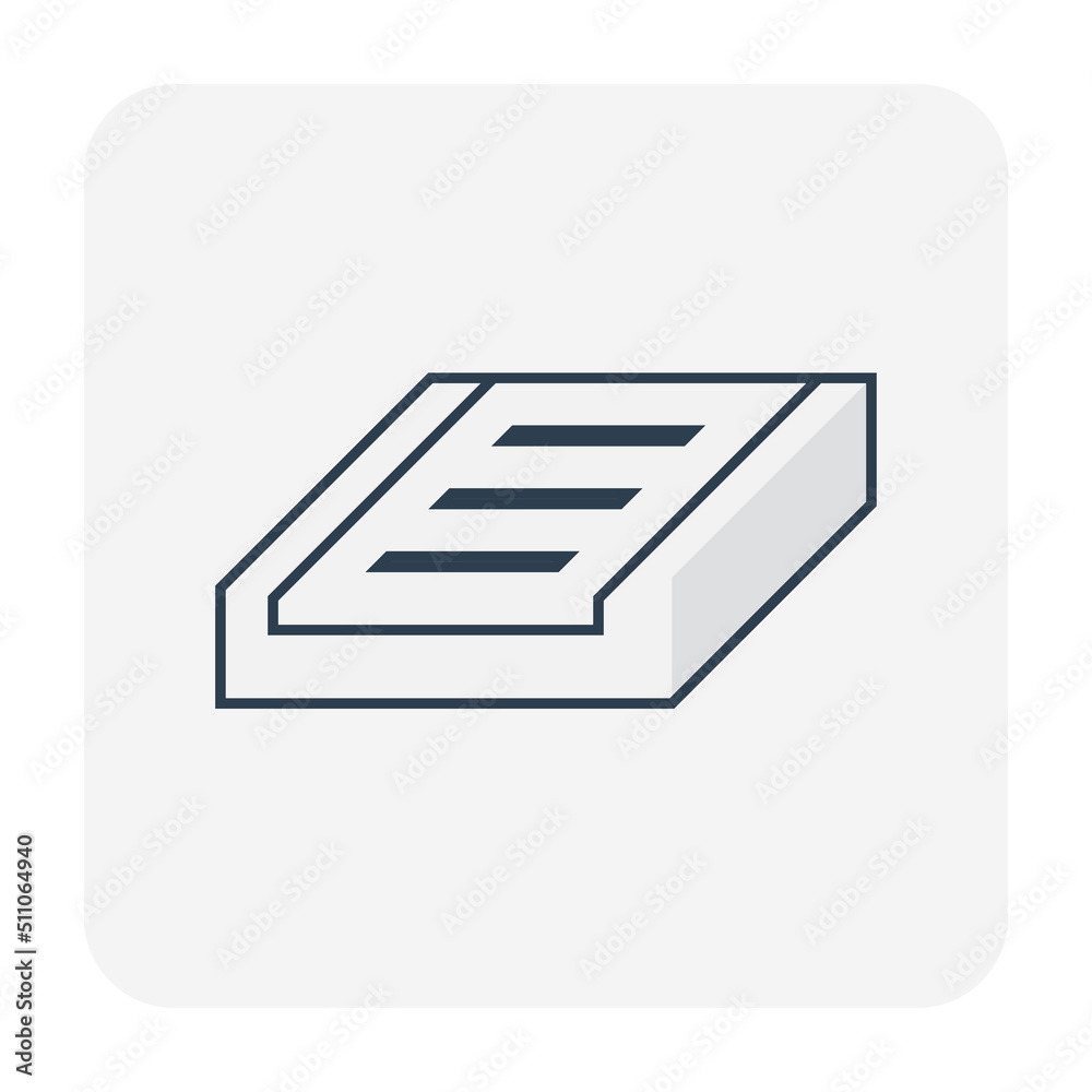 Grating or gutter guard vector icon for rainwater, stormwater drainage ...